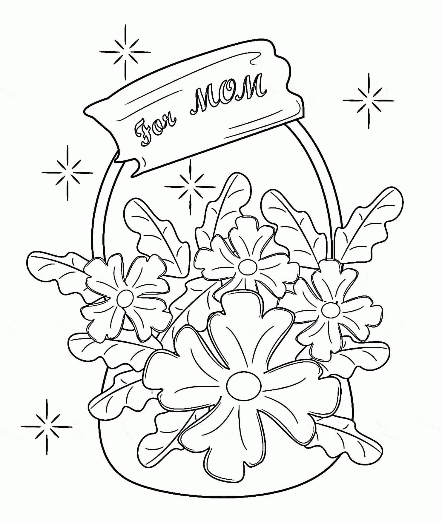 21 Printable Mother s Day Coloring Pages Holiday Vault