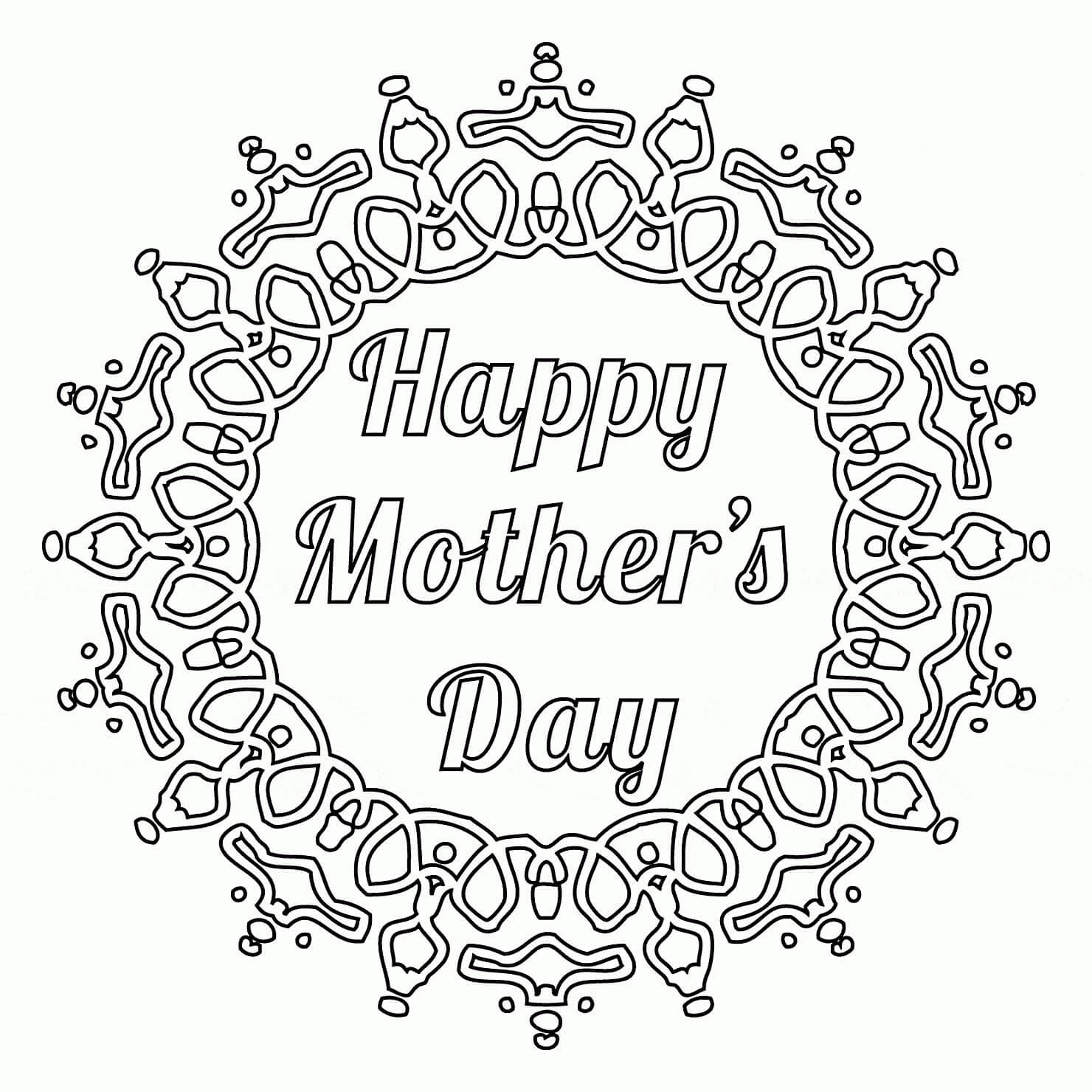 21 Printable Mother s Day Coloring Pages Holiday Vault